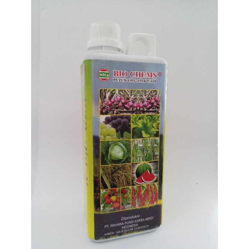 Jual Pupuk Organik Cair BioChem 1lt perangsang pertumbuhan bunga dan ...