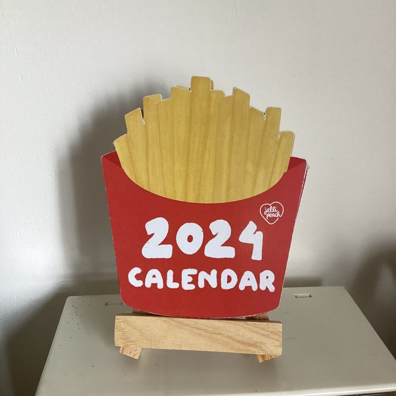 Jual jellipeach french fries calendar | kalender 2024 | Shopee Indonesia