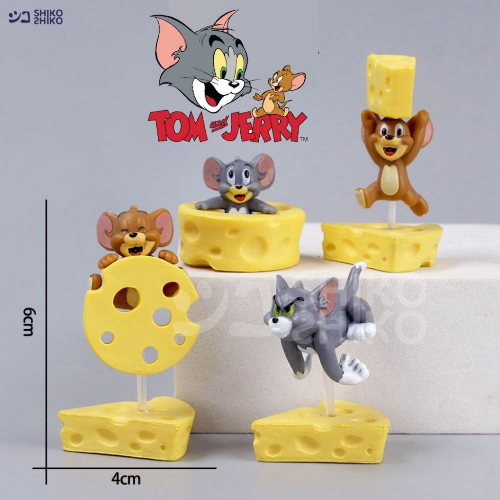 Jual FGRtaj Figur Lucu Tom and Jerry Keju Kucing Tikus Mainan Hadiah ...