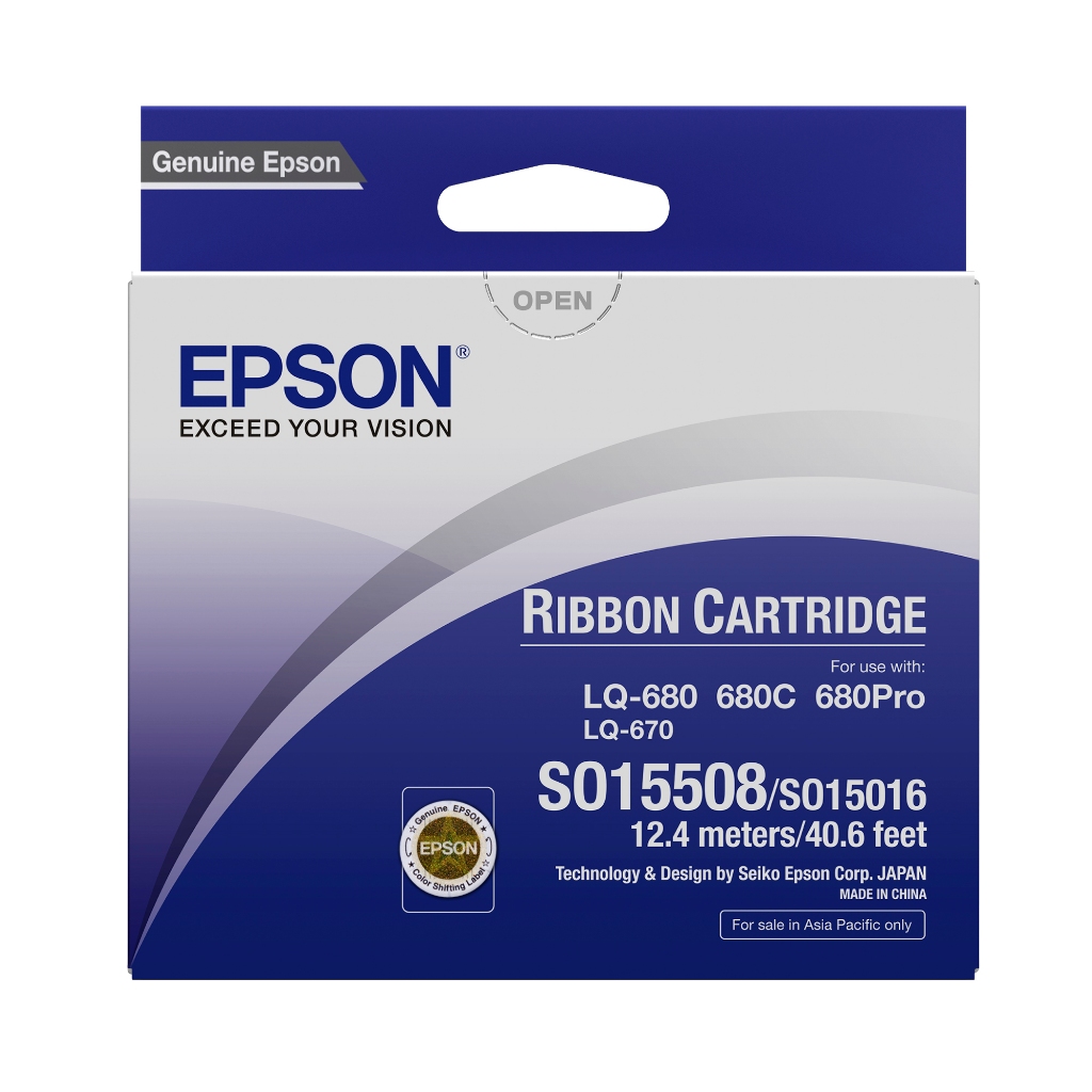 Jual Epson Ribbon Catridge SO15508 SO15016 - Ribbon Cartridge Printer ...