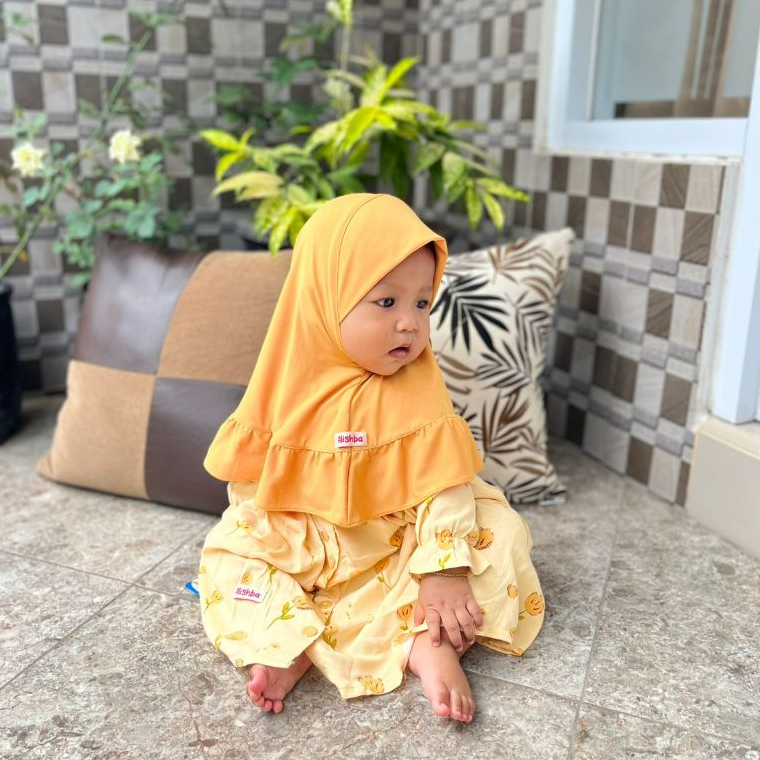 Jual ALISHBA GAMIS ANAK RAYON TANGKAI MUSTARD 0-5 TAHUN SET | Shopee ...