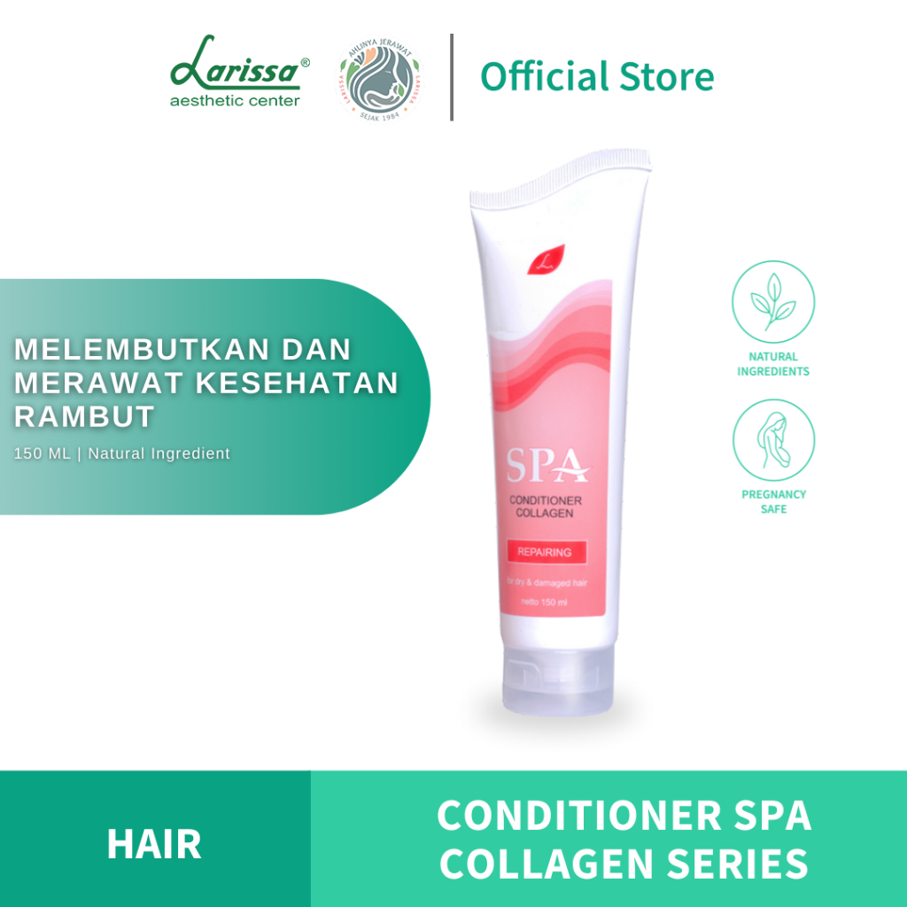 Jual Larissa Conditioner Hair Spa Collagen Untuk Rambut Rusak | Kering ...