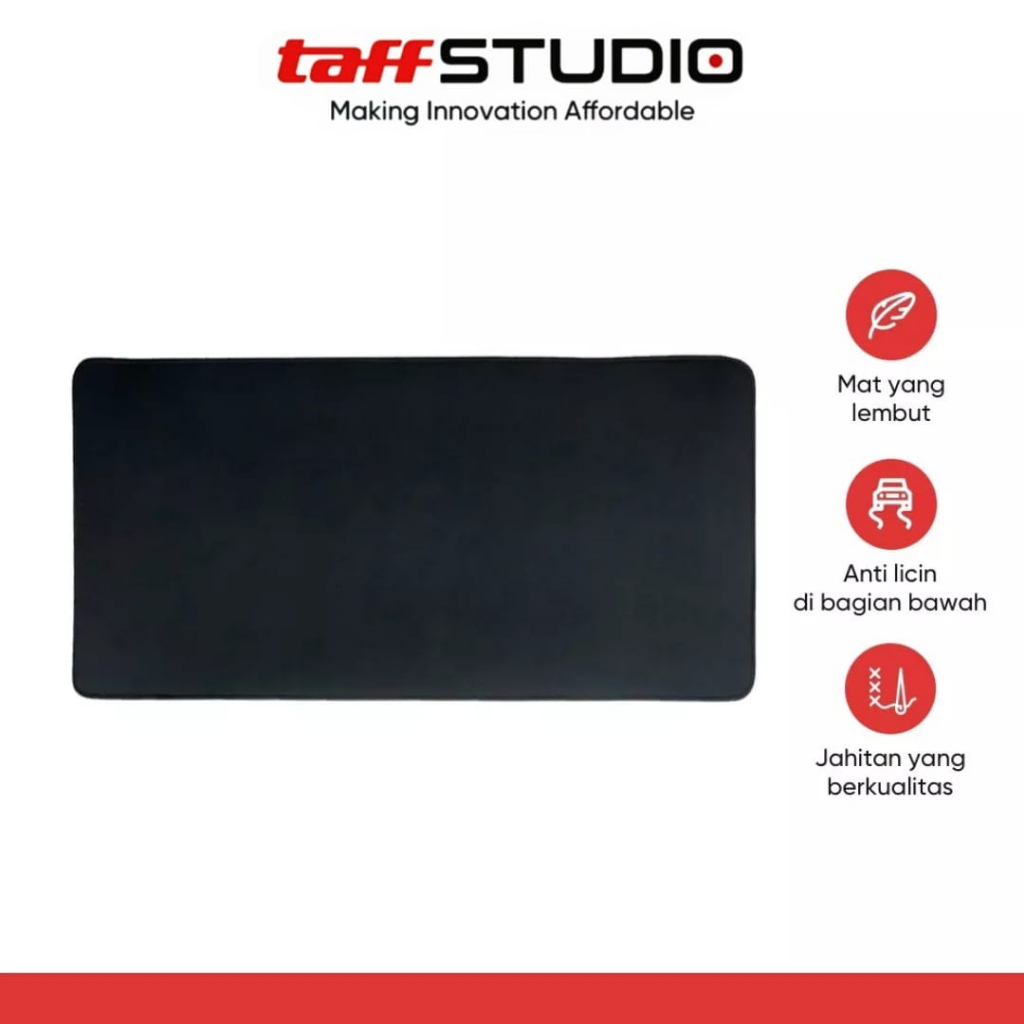 Jual Mousepad Polos Gaming Mouse Pad Desk Mat Taffware MP001 Alas ...