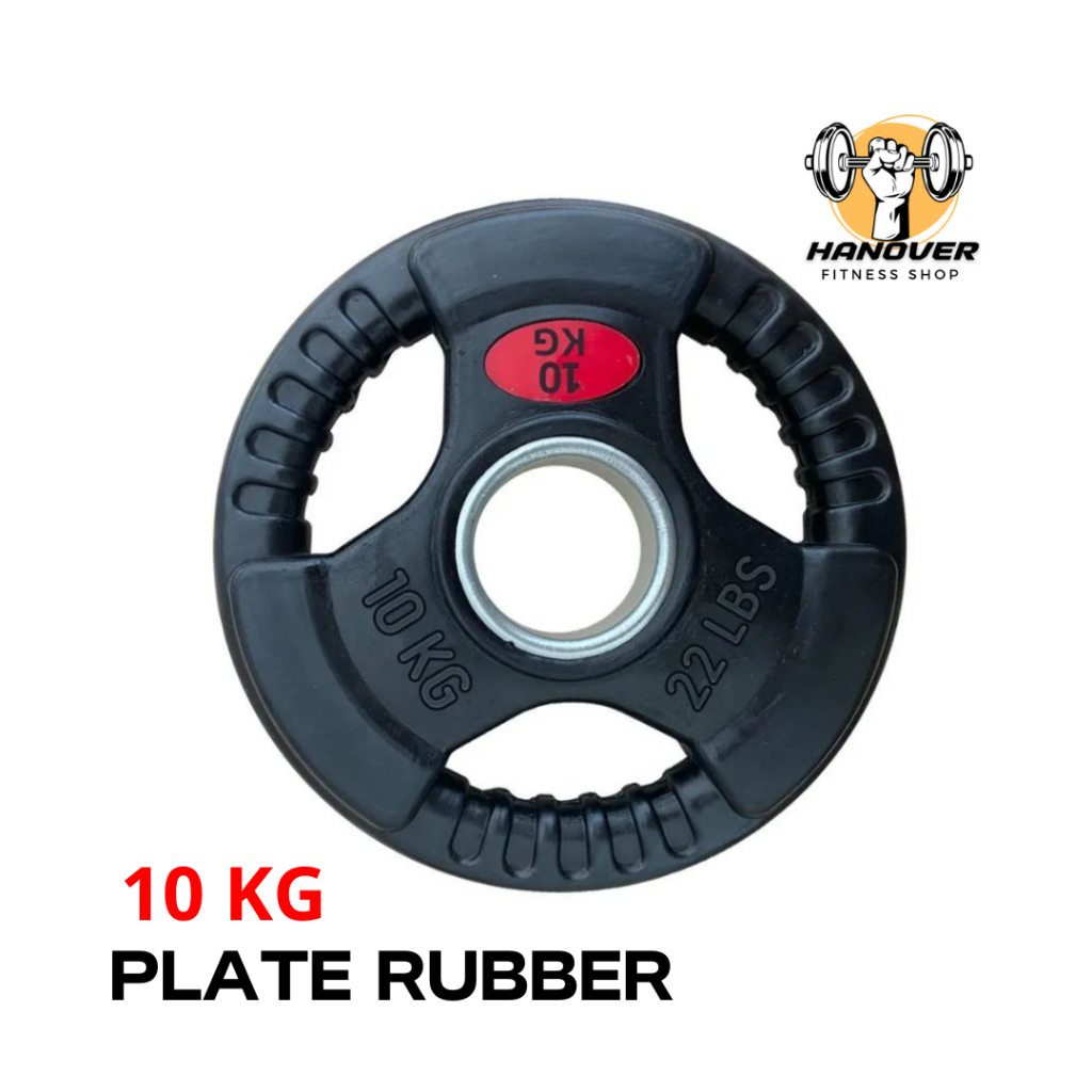 Jual Plate rubber 10 kg alat angkat beban plat karet ORIGINAL IMPORT ...
