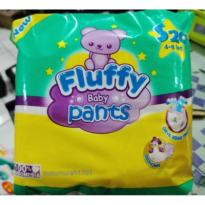 Jual FLUFFY Baby Diapers Pants S.20 | Shopee Indonesia