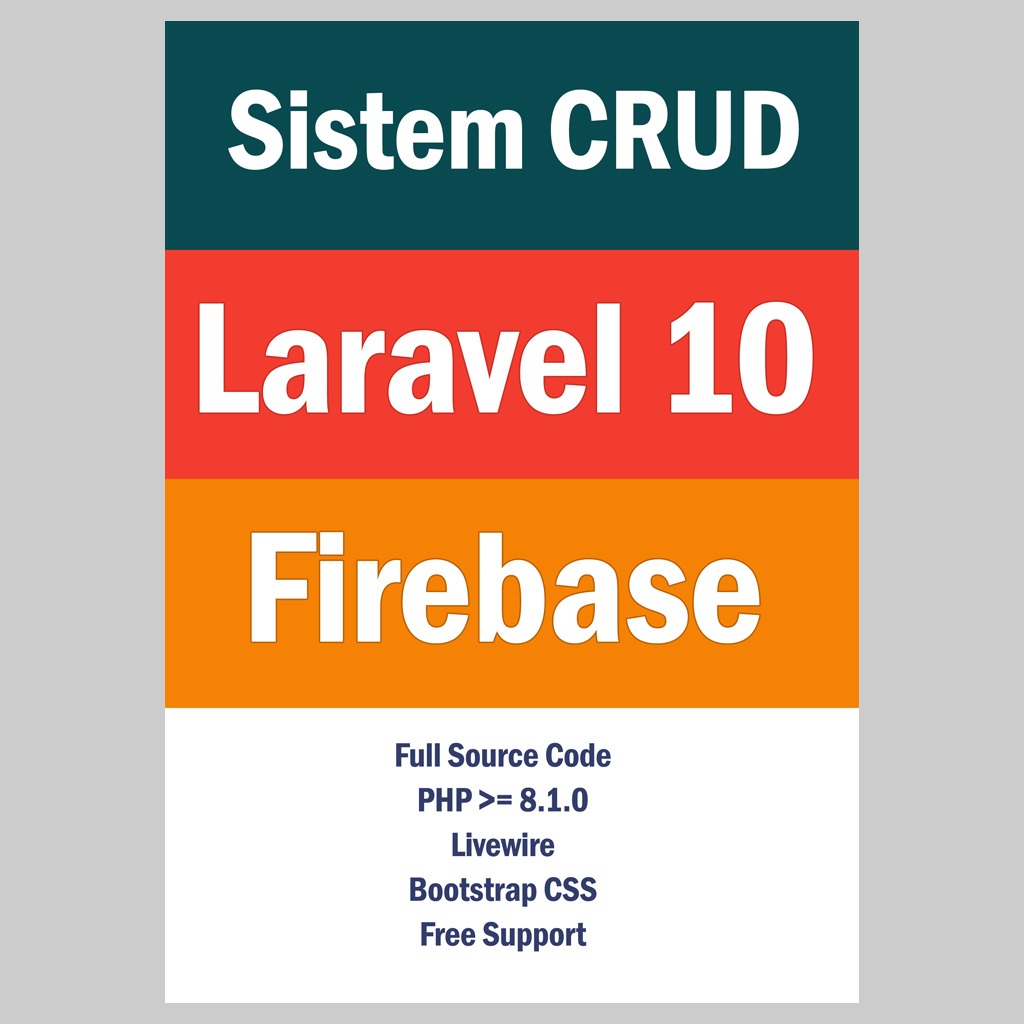Jual Sistem CRUD Menggunakan Laravel 10 dan Database Firebase | Shopee ... Jual Sistem CRUD Menggunakan Laravel 10 dan Database Firebase | Shopee ...