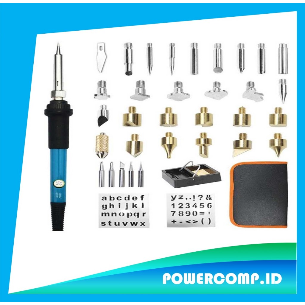 Jual Solder Lukis Pyrography Wood Carving Pirograbador Wood Burning Kit ...