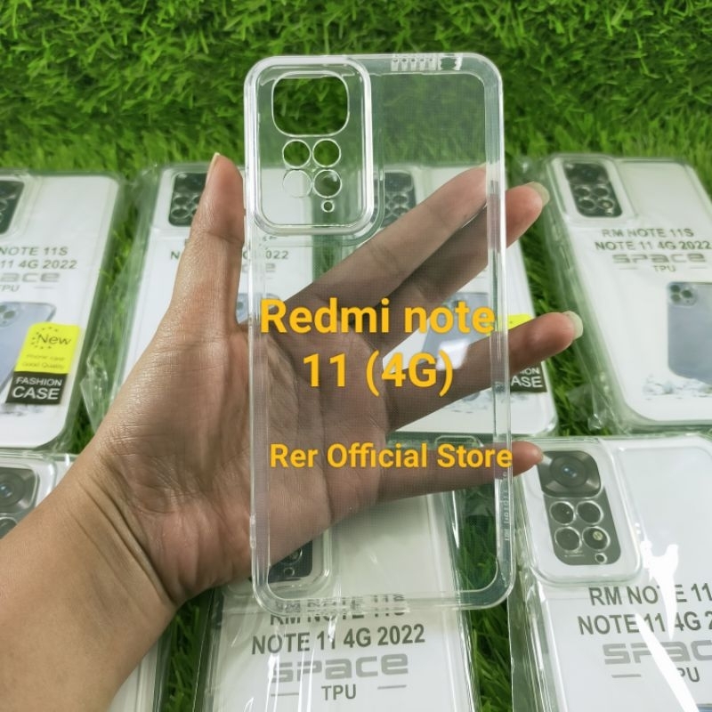 Jual Silikon Soft case bening Space Xiaomi Redmi Note 11 4G | Shopee ...