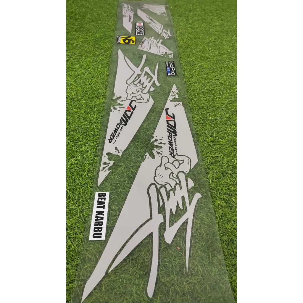 Jual Striping Beat Karbu Hayabusa Lis Bahan Bening Transparan Polet ...