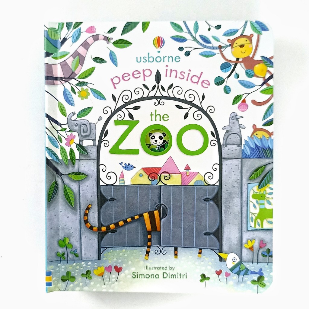 Jual Usborne Peep Inside The Zoo Board Book Original | Shopee Indonesia