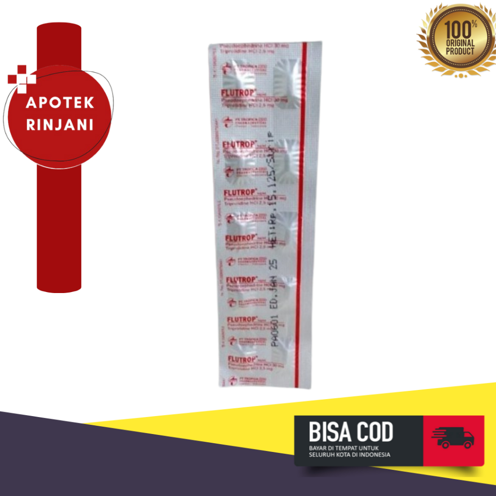Jual FLUTROP PEREDA PILEK (10 KAPLET) | Shopee Indonesia
