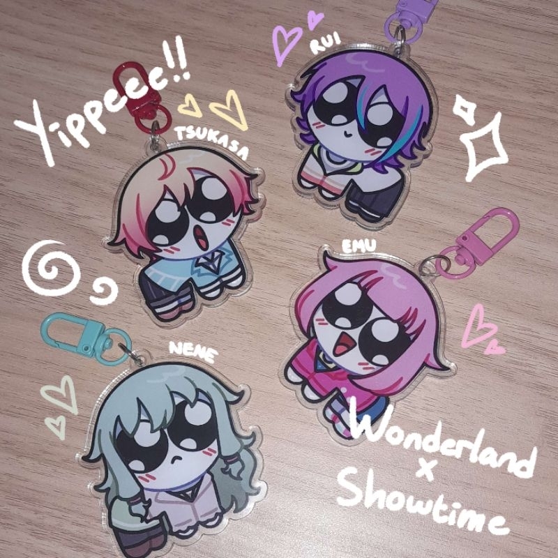 Jual PROJECT SEKAI Wonderland x Showtime - yippee creature keychain ...