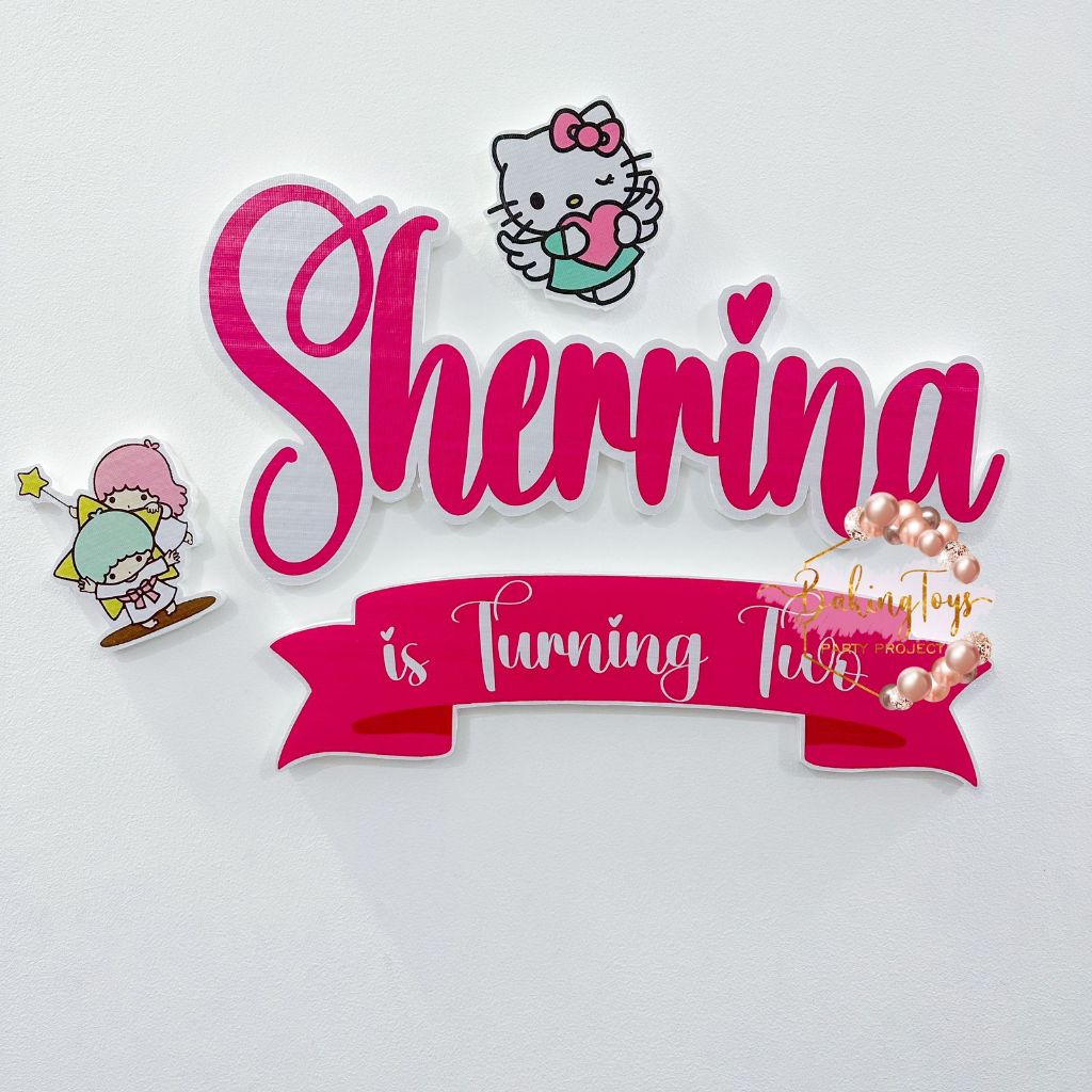 Jual Custom Font Nama Styrofoam Lebar 60cm Dekorasi Background Ulang ...