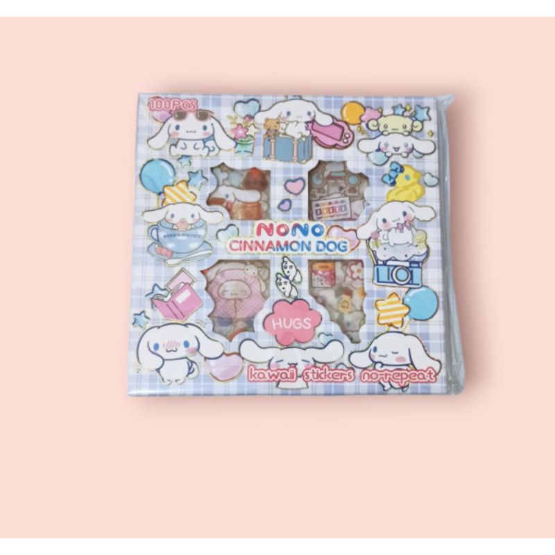 Jual Stiker Viral NONO CINNAMONROLL sanrio stiker box 2D lucu dekorasi ...