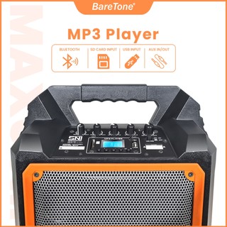 Jual BareTone Speaker Portable MAX06M Speaker Bluetooth Wireless ...