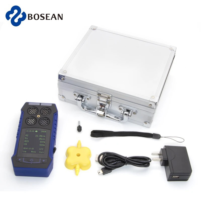 Jual Gas Detector BH4S 4 in 1 O2 CO H2S LEL BOSEAN Monitor BH-4S ...
