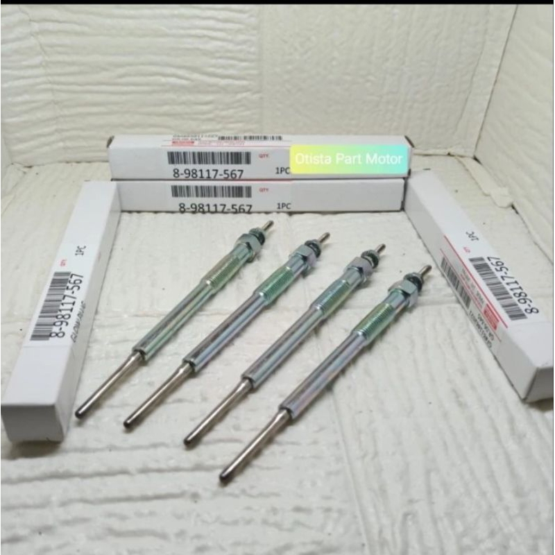 Jual busi pemanas glow plug isuzu new dmax d-max d max new baru 4JJ1 ...