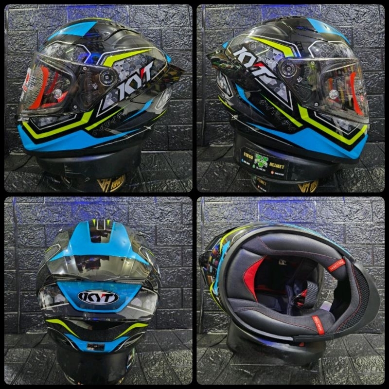 Jual HELM KYT STRIKER AF37 REP / WHITE BLACK STANDAR | Shopee Indonesia