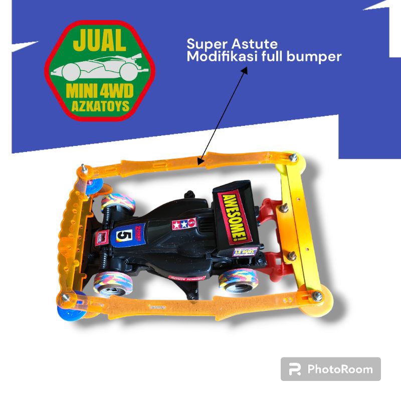 Jual Super Astute modifikasi full bumper - Tamiya mini 4WD | Shopee ...