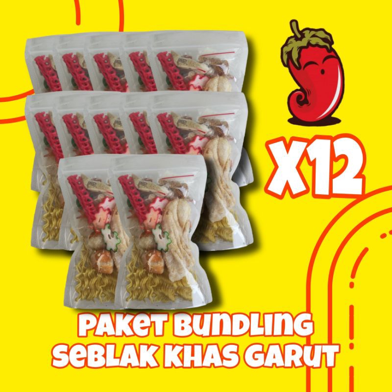 Jual SEBLAK INSTAN KUMPLIT ISI 12 TERMURAH SUPER PEDAS | Shopee Indonesia