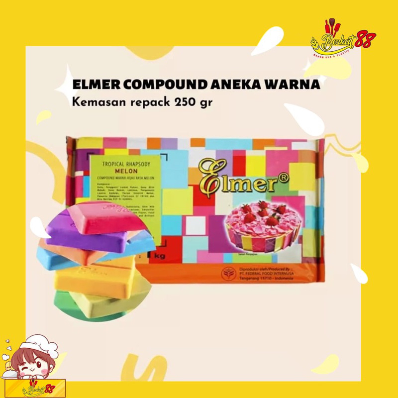 Jual ELMER COMPOUND TROPICAL RAINBOW (REPACK 200GR) | Shopee Indonesia