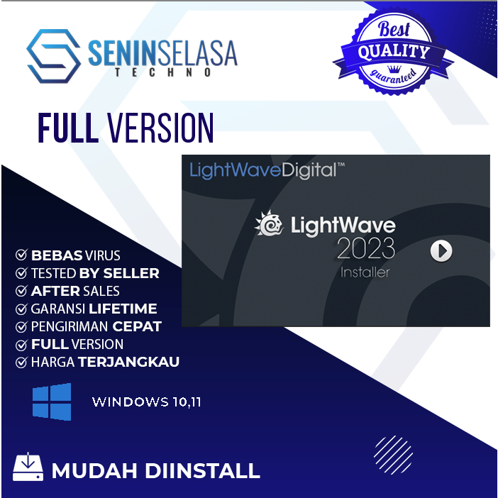 Jual Software Animasi 3D: NewTek LightWave 3D 2024 [WIN] | Shopee Indonesia