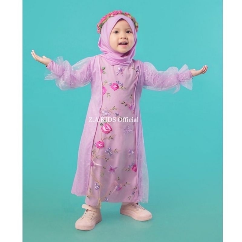 Jual Z.A KIDS GAMIS RAYA ANAK/ gamis anak lebaran 2025 / baju anak ...