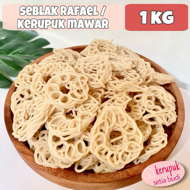Jual KERUPUK MAWAR SEBLAK RAFAEL VIRAL 1 KG | Shopee Indonesia