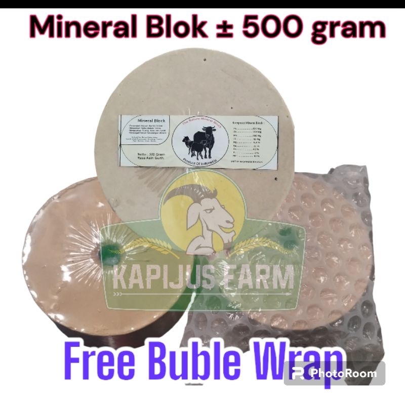Jual Mineral Blok Kambing 500 gram / Mineral Blok Sapi / Mineral Blok ...