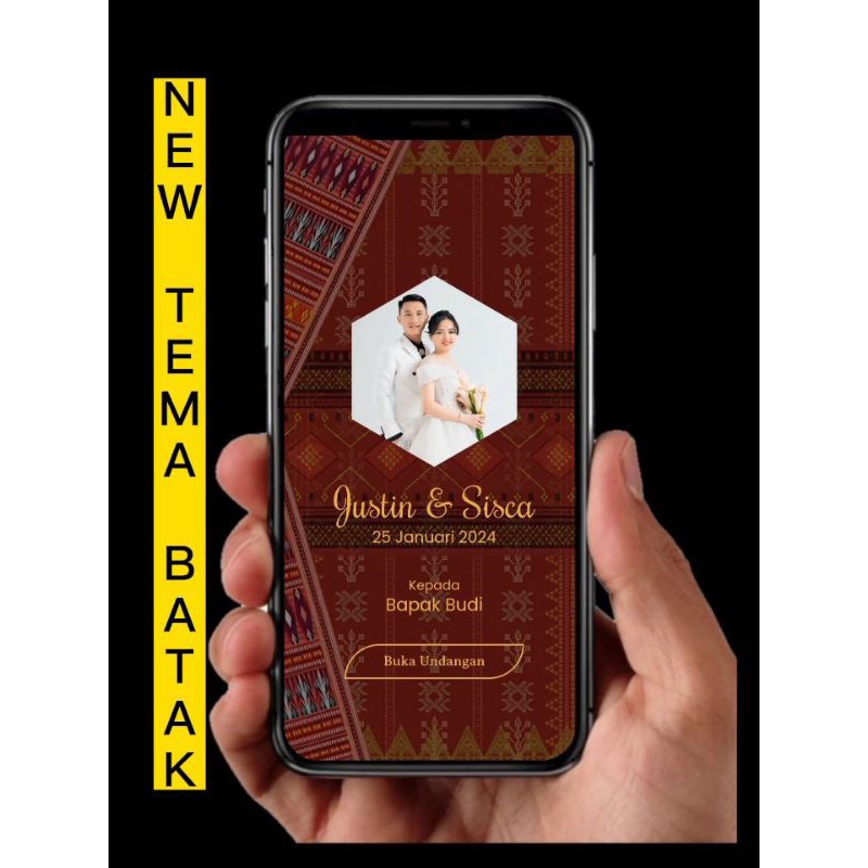 Jual undangan tema batak | Shopee Indonesia
