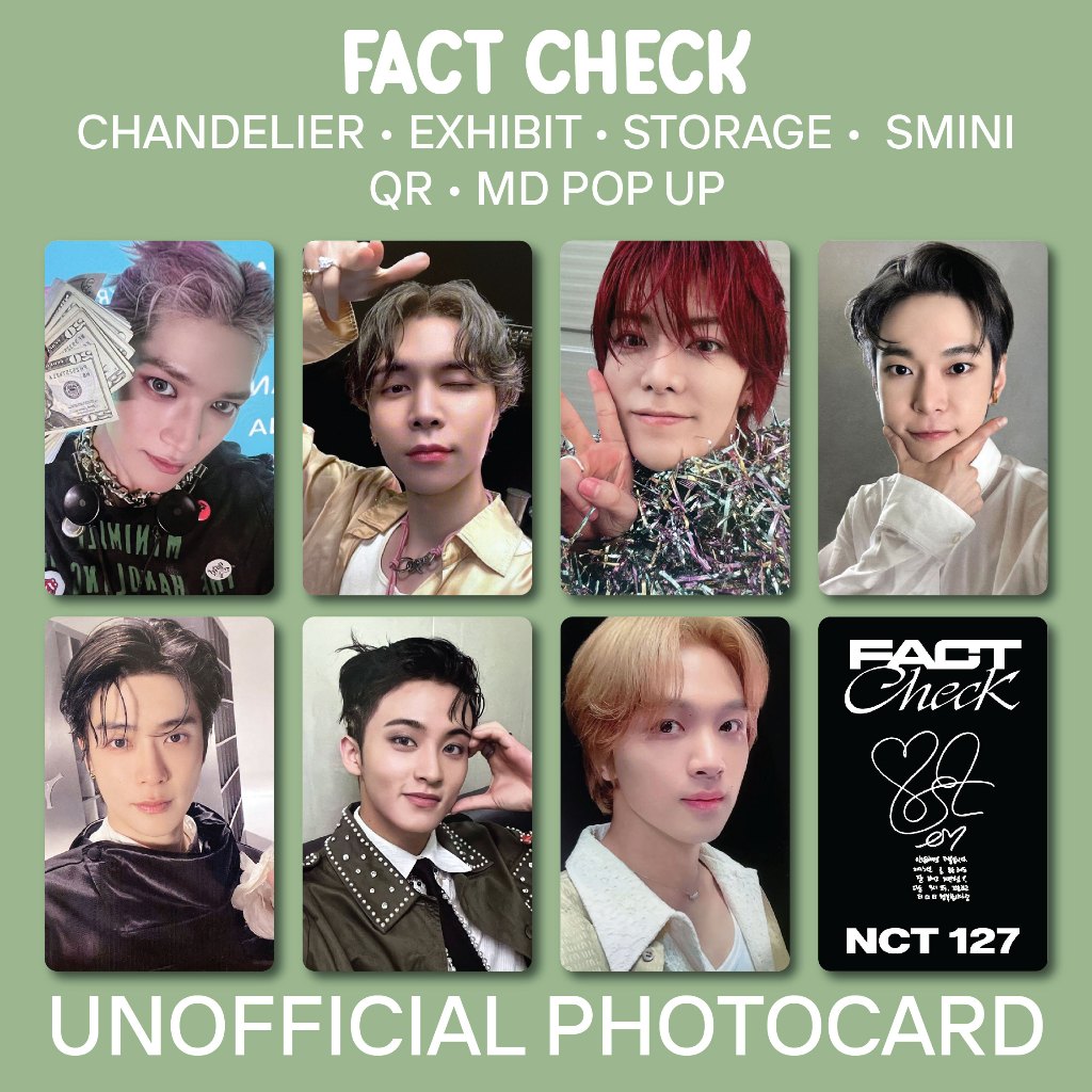 Jual [UNOFFICIAL PHOTOCARD] NCT 127 - FACT CHECK | Shopee Indonesia