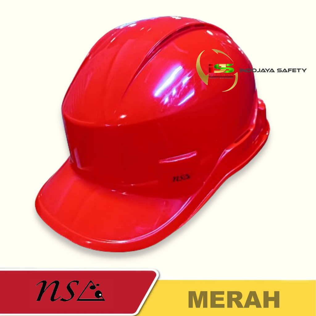 Jual Helm Safety NSA Vented Putih Fastrack Safety Helmet SNI Ventilasi ...