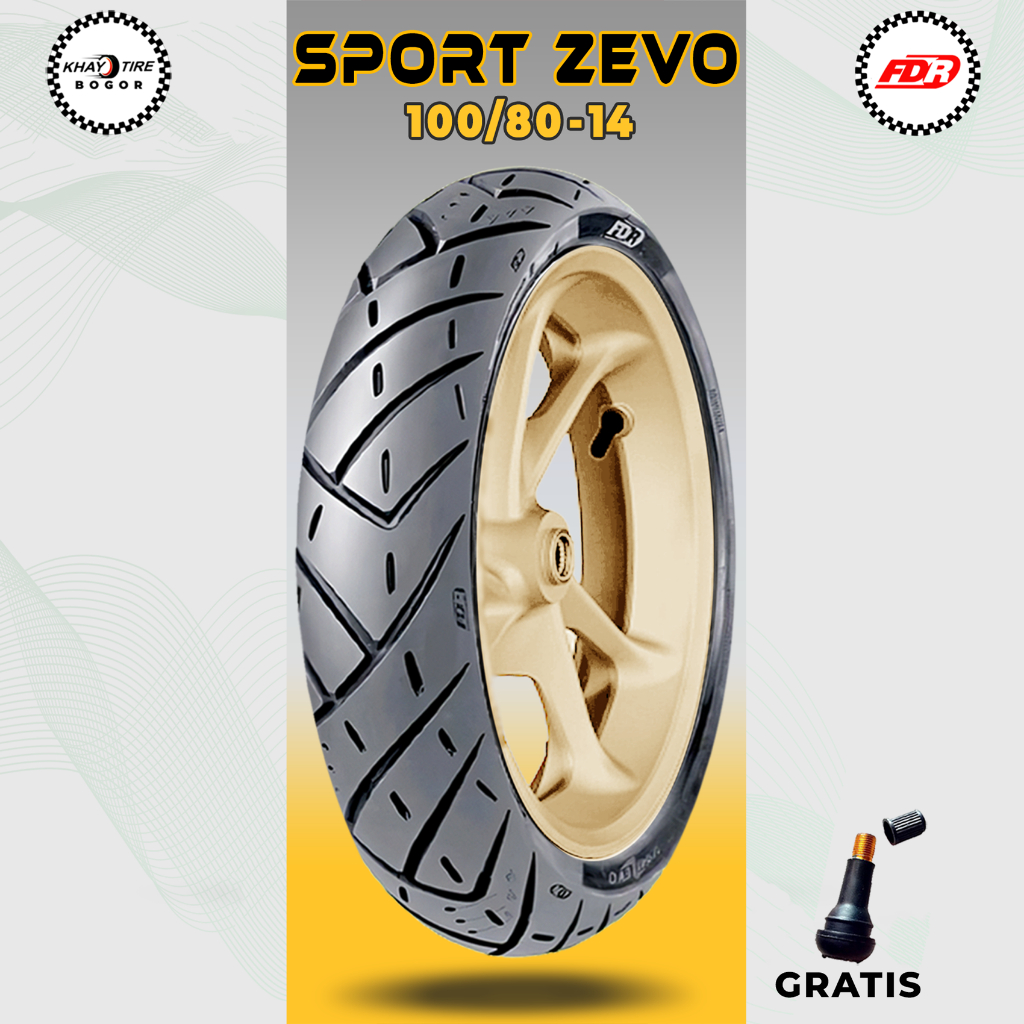 Jual Ban Depan Motor PCX FDR SPORT ZEVO 100/80 Ring 14 Tubeless | Shopee Indonesia
