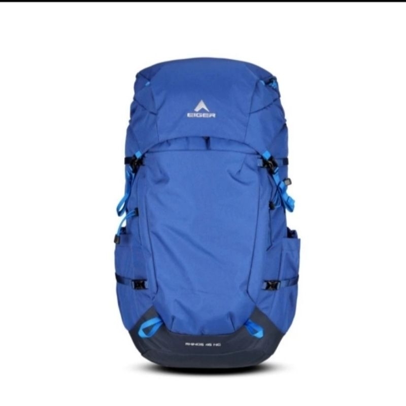 Jual Eiger Original Carrier 45 Liter - Real Pict BIRU | Shopee Indonesia