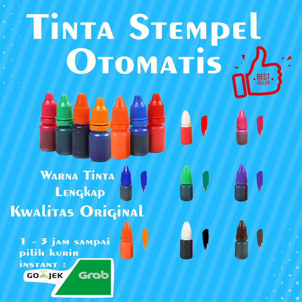 Jual Tinta Stempel Otomatis / Flash 5 ml | Shopee Indonesia