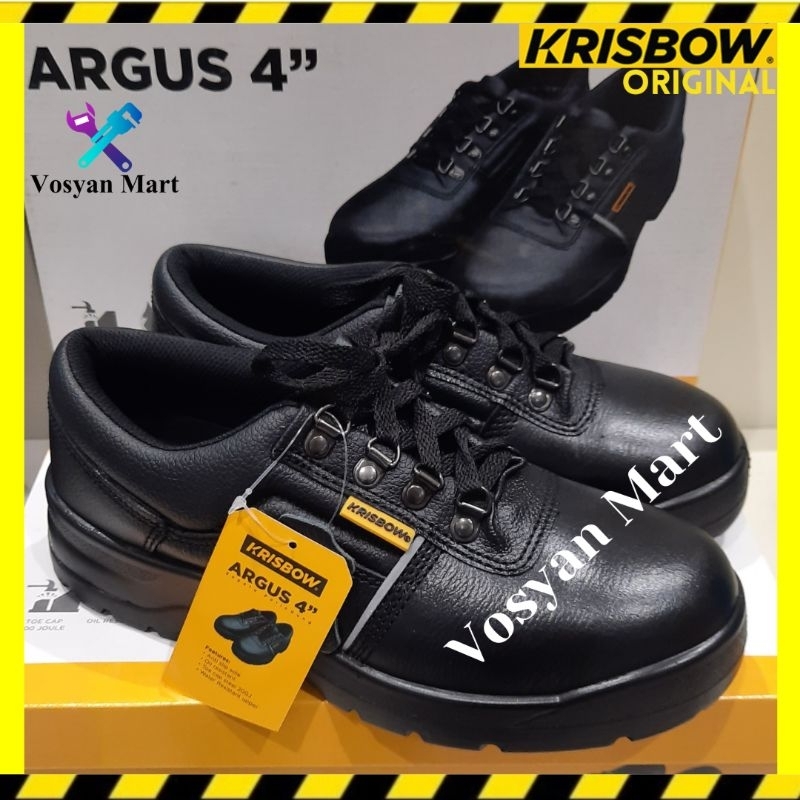 Jual Sepatu Safety Krisbow ARGUS 4" || Krisbow Safety Shoes ARGUS 4 ...