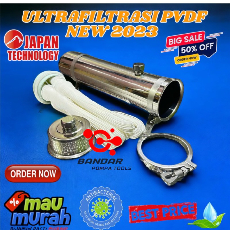 Jual Ultrafiltrasi PVDF Water Pre Filter 2000 LPH / ultrafiltrasi pvdf ...