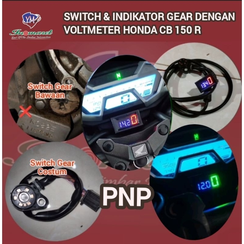 Jual SWITCH & INDIKATOR GEAR HONDA CB 150 R OLD/NEW COSTUM | Shopee ...