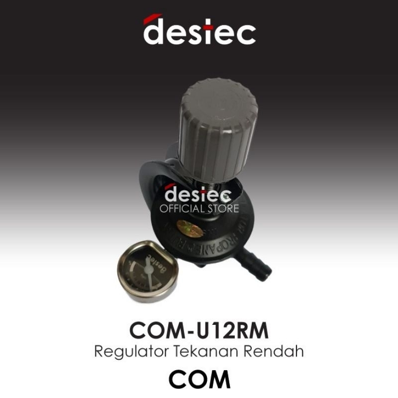 Jual DESTEC Regulator Gas Tekanan Rendah Dengan Indikator Meter COM ...