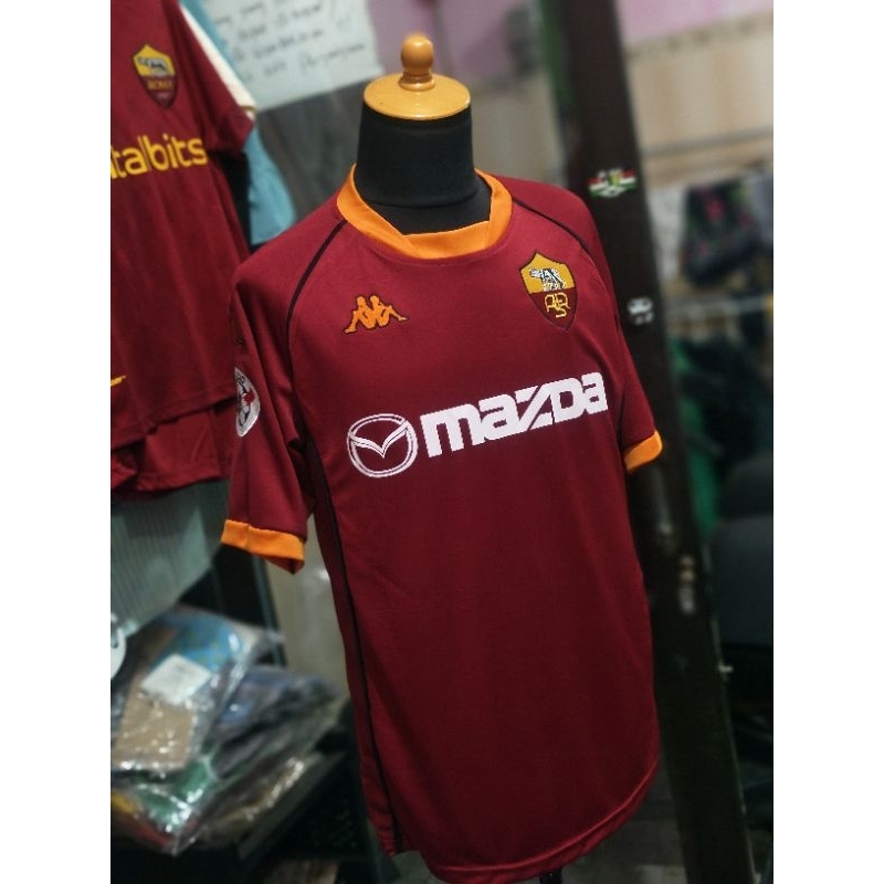 Jual jersey as roma retro | Shopee Indonesia