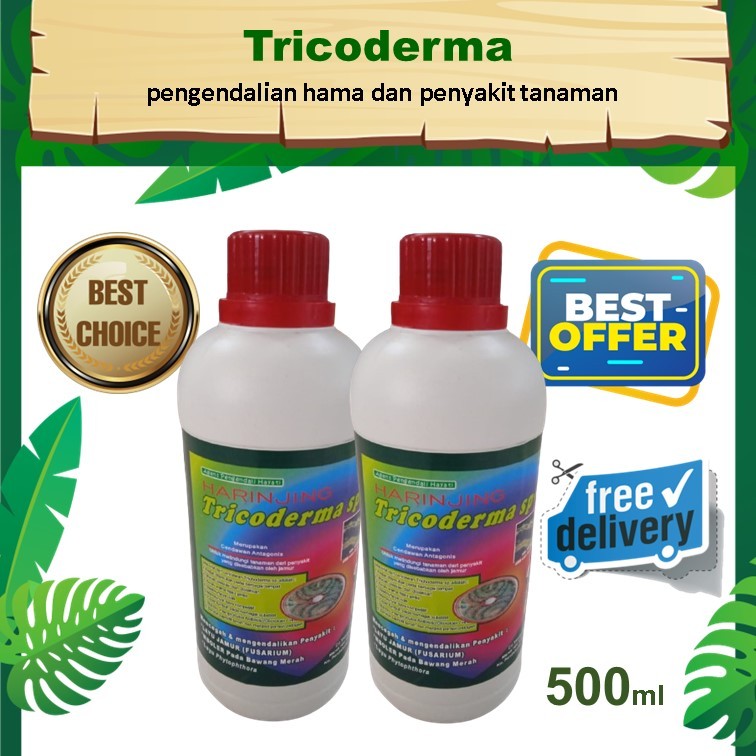 Jual Tricoderma 500 ML - Tricoderma Fungisida Hayati 500 ML- Tricoderma ...