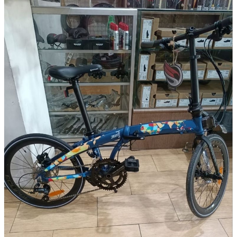 Jual SEPEDA LIPAT ELEMENT Z9 SAVE THE EARTH 22 INCH BIRU HARGA PROMO ...