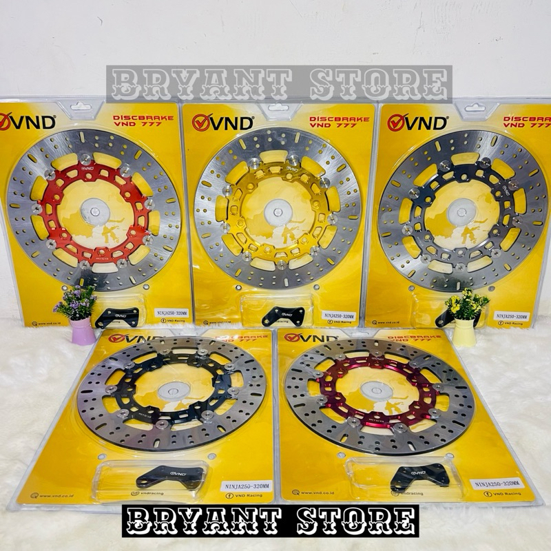 Jual PIRINGAN DEPAN CAKRAM VND 777 320MM NINJA RR NINJA 250 KARBU NINJA ...