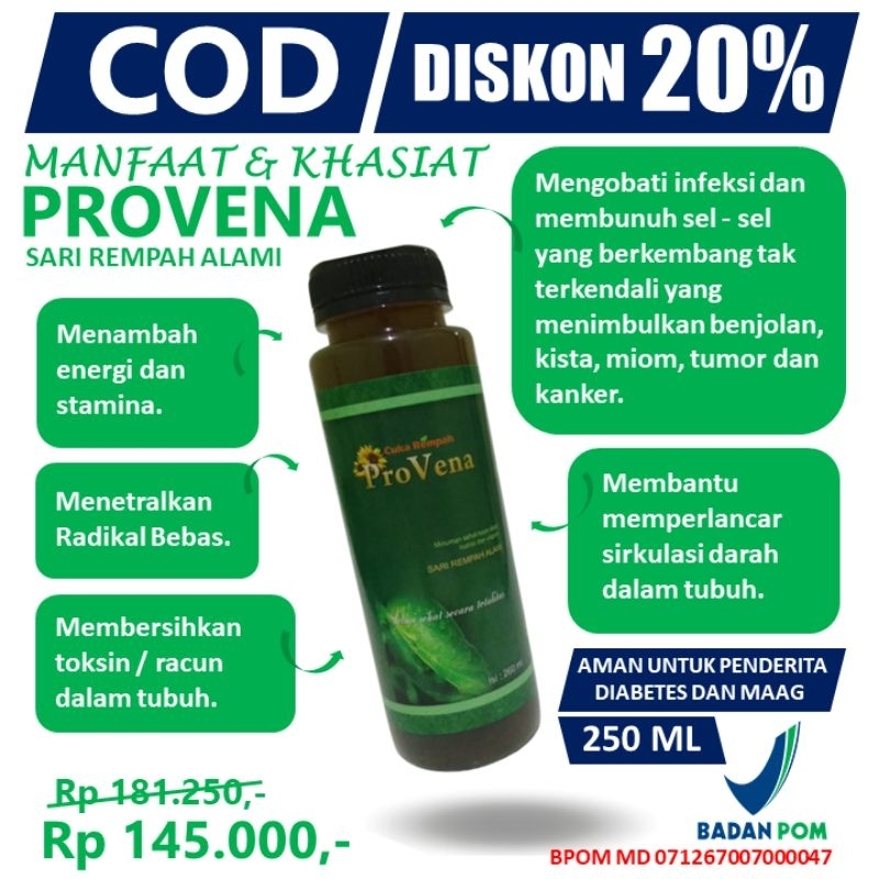 Jual PROVENA Cuka Rempah Solusi Penggumpalan Darah - Obat Jantung ...
