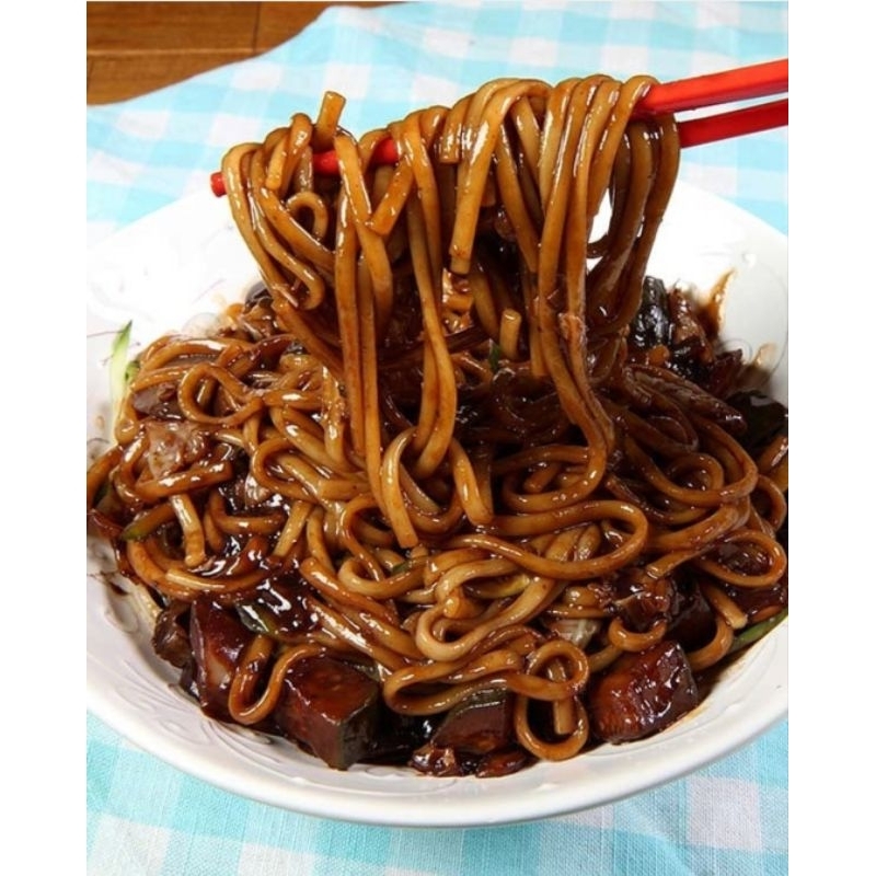 Jual Saus Jjang Jjangmyeon Jjangmyun Black Bean Paste Chunjang 1kg ...