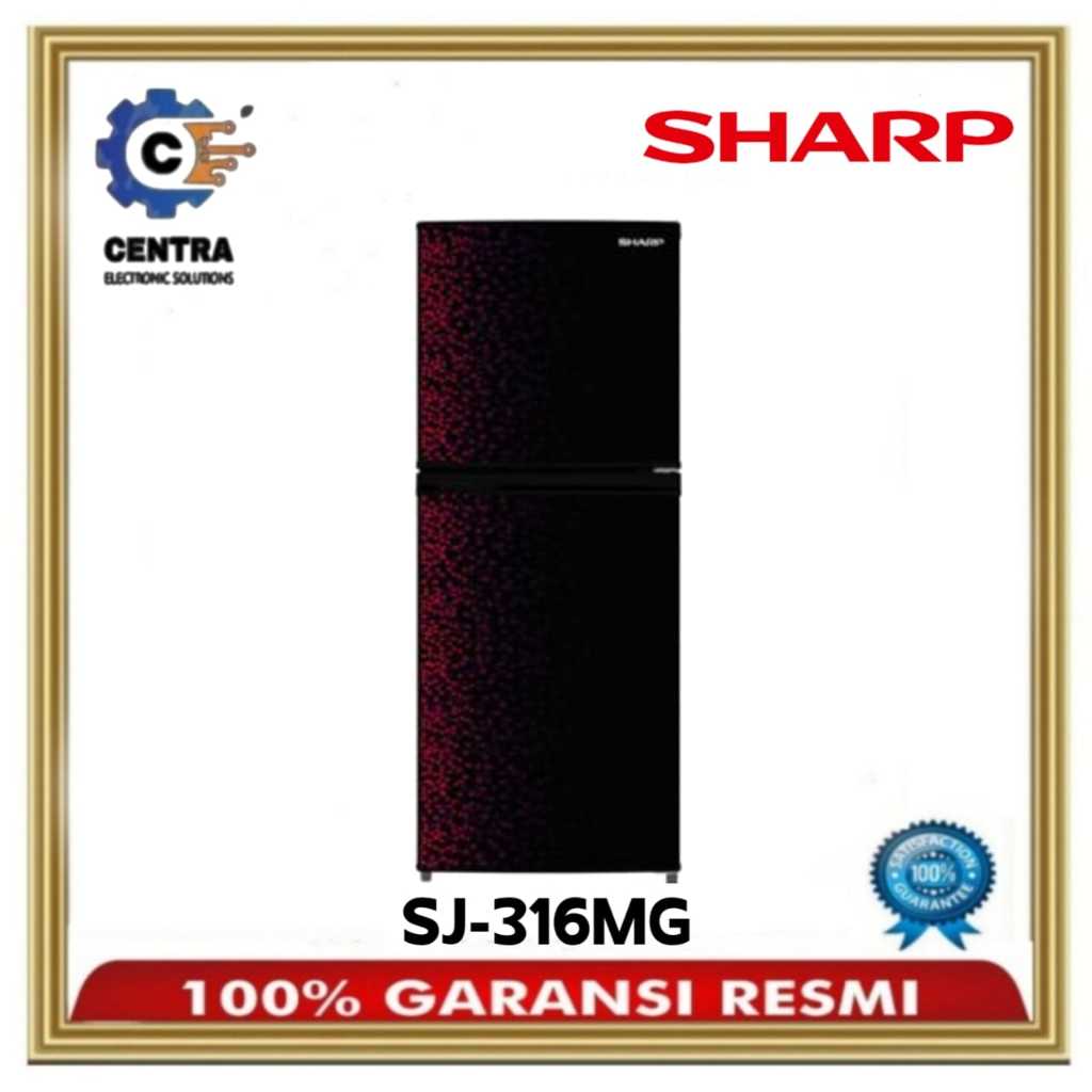 Jual KULKAS SHARP SJ 316 MG 316 MN LEMARI ES 2 PINTU SJ316MG SJ 316MG ...