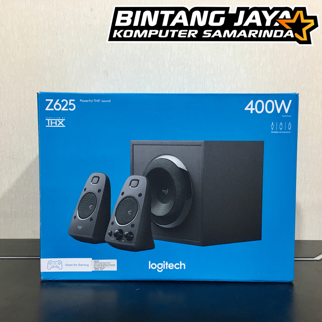 Jual LOGITECH Z625 Speaker System with Subwoofer and Optical Input THX Sound | Shopee Indonesia