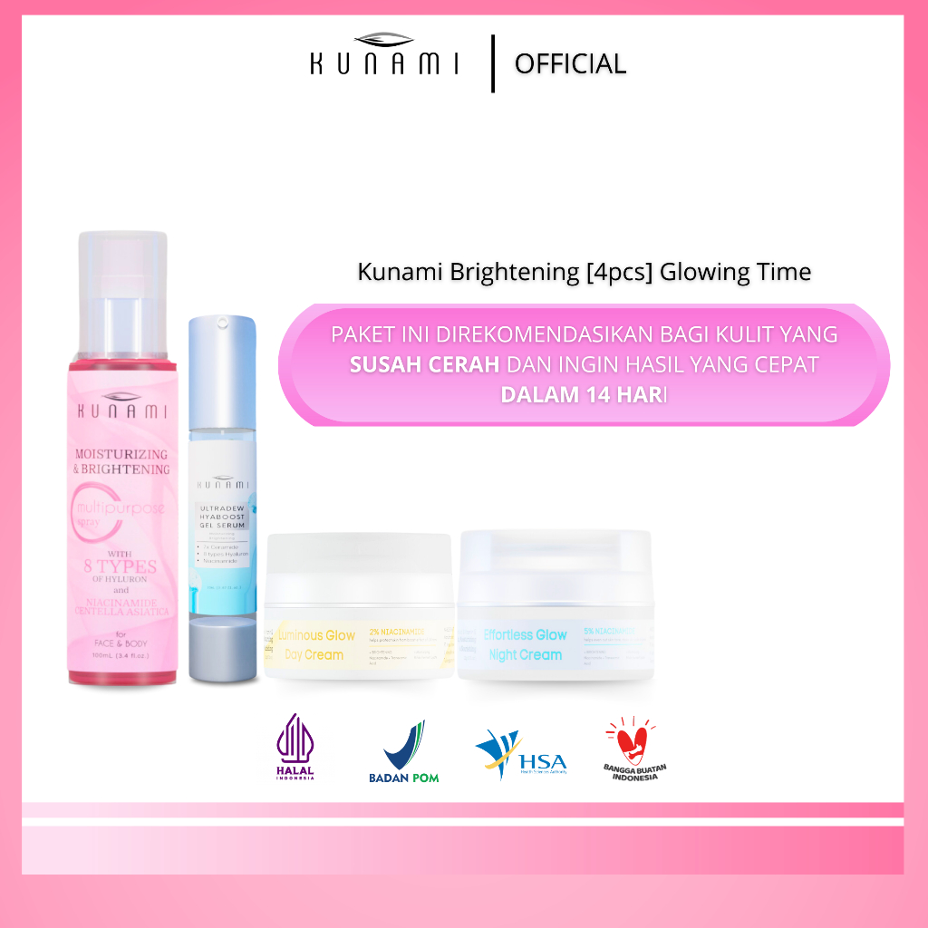 Jual KUNAMI 4pcs Paket Skincare ( For Skin Barier ) | Shopee Indonesia