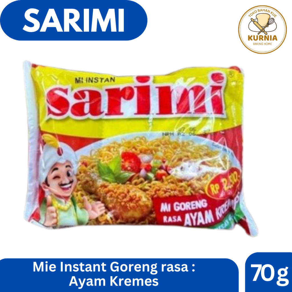 Jual SARIMI MIE INSTANT GORENG RASA AYAM KREMES 5 PCS | Shopee Indonesia
