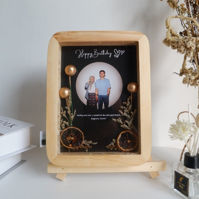 Jual Frame 3D Custom Hanzel Frame Ukuran 15x20 cm Model Tanpa Bunga ...